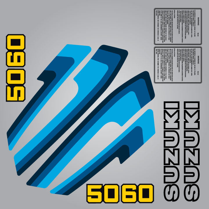 1980 RM50 RM60 Decal Set – Vintage Motocross Stickers