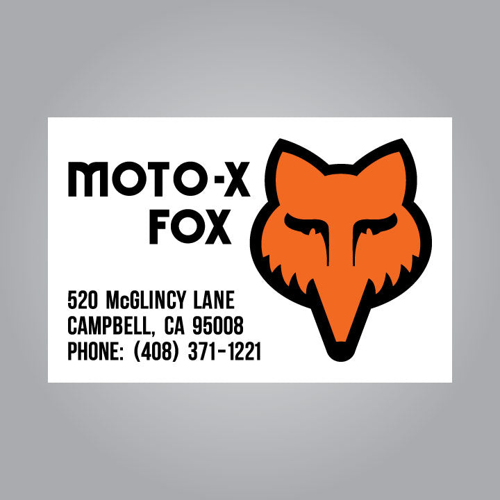Fox Stickers – Vintage Motocross Stickers
