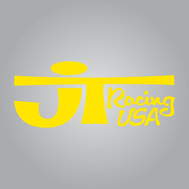 JT Racing Decal - Yellow – Vintage Motocross Stickers