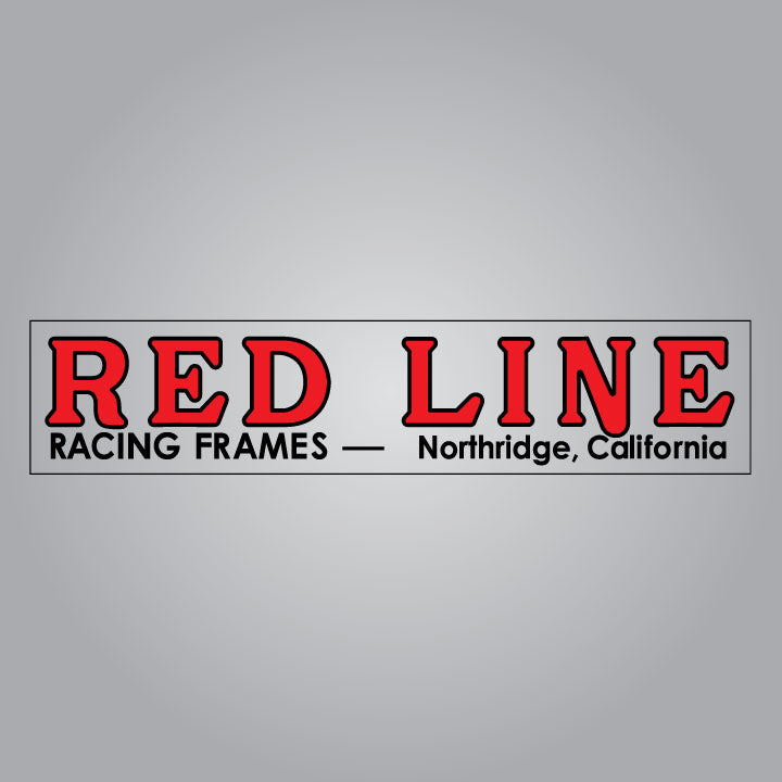 Red Line Racing Frames Swingarm Sticker Set – Vintage Motocross Stickers